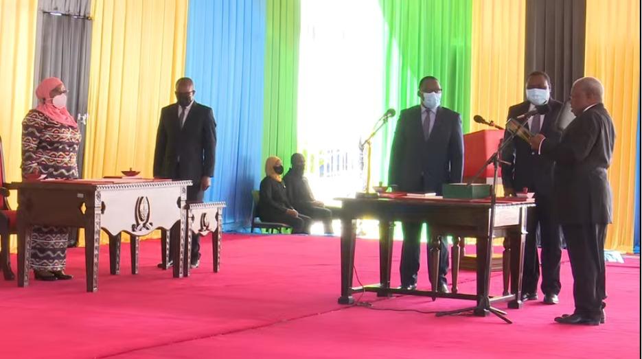 Mkuchika finally sworn in, 65 days after he was appointed minister ...