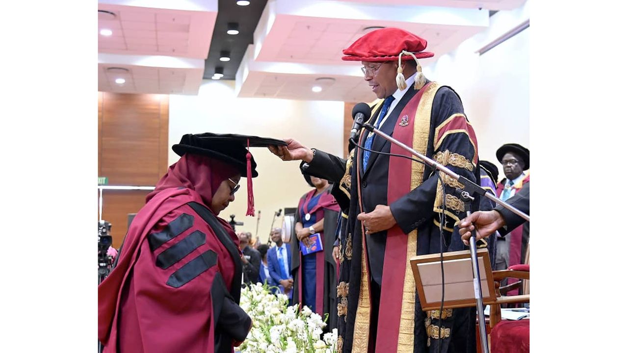University of Dar es Salaam honours Samia with Doctorate degree | The ...